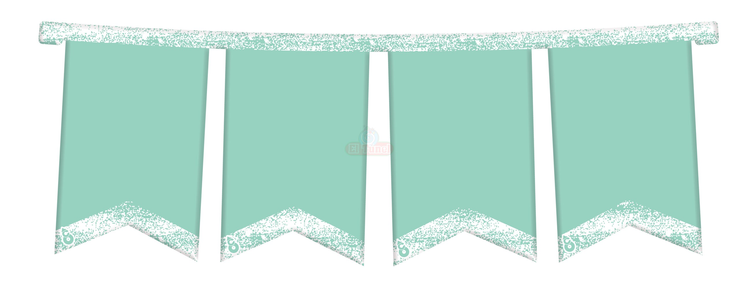 Banderín Pastel Otero - El Túnel Cotillón